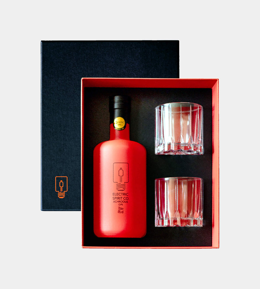 Electric Spirit Co. x Riedel • Achroous Gin Gift Pack – Port of Leith Shop