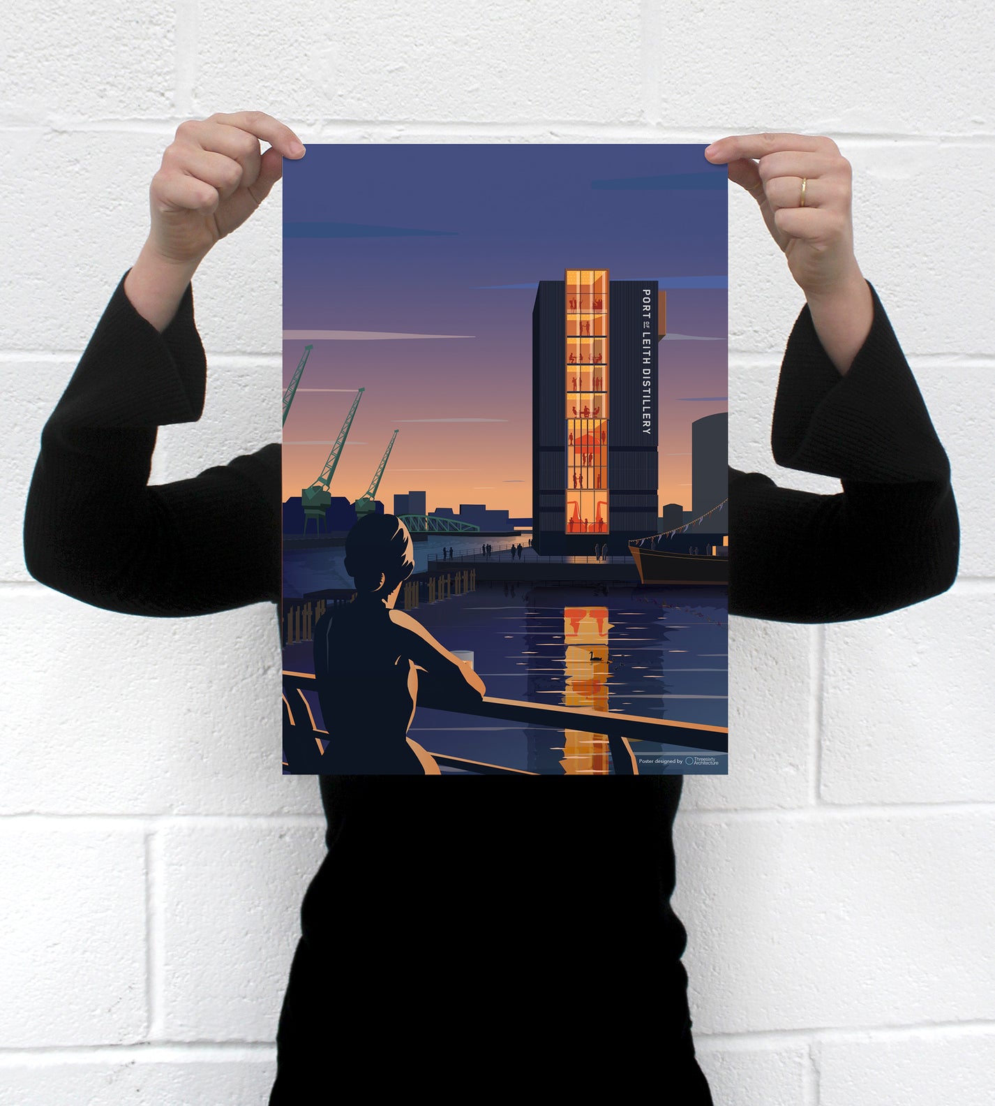 Port Of Leith Distillery • Architect Poster A3 – Port of Leith Shop